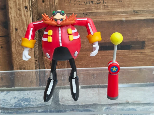 SONIC THE HEDGEHOG Dr. Eggman Articulated Figure 4" Robotnik Jakks £19. ...
