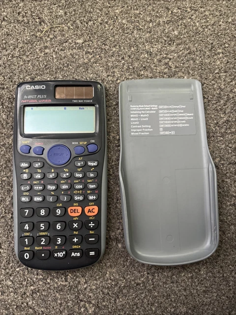 CASIO FX-85GT Plus Scientific Calculator - Black £2.31 - PicClick UK