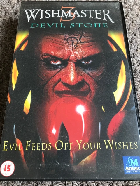 WISHMASTER 3 - Devil Stone - Big box ex-rental VHS video £9.99 ...