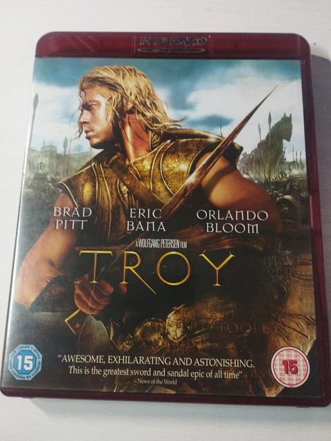 TROY TROIE BRAD Pitt Eric Bana Orlando Bloom - HD DVD + Extras Espagnol Anglais EUR 31,04 ...