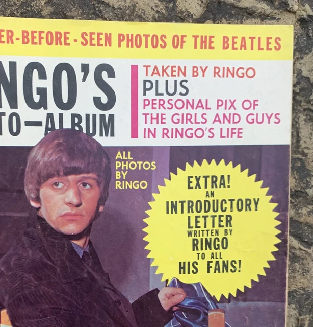 BEATLES RINGO’S PHOTO Album Magazine. Ringo Starr. £19.74 - PicClick UK