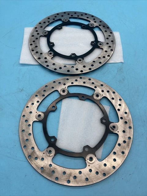 GENUINE YAMAHA OEM YZF-R7 2022 Onwards Front Brake Disc Pair - BEB ...