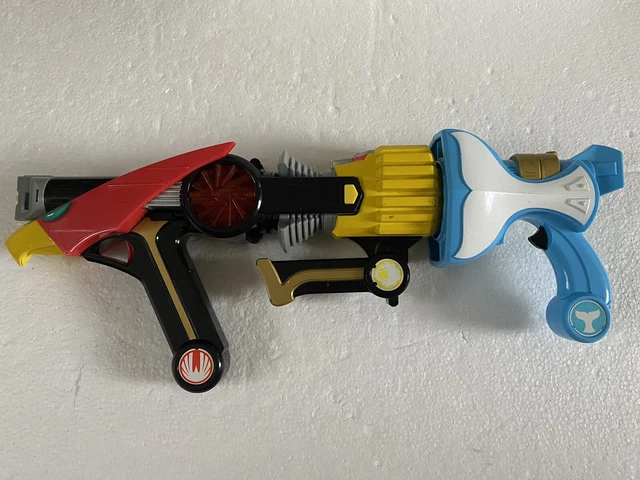 2002 BANDAI POWER Rangers Ninja Storm Striker Blaster Multi Weapons £14 ...