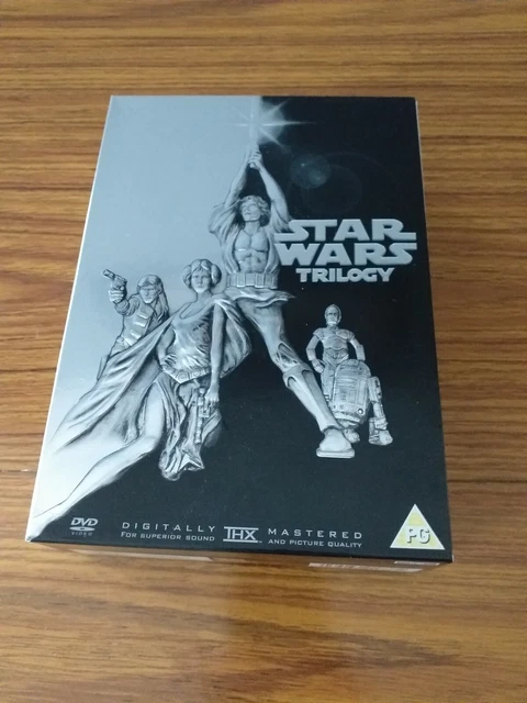 STAR WARS - Original Trilogy - DVD Box Set - Bonus Disc - 4 DVD £4.88 - PicClick UK