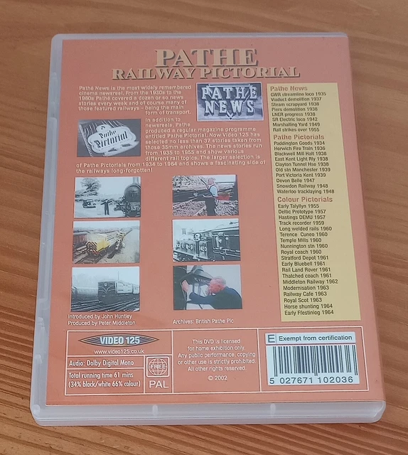 PATHE RAILWAY PICTORIAL (Dvd) - John Huntley EUR 8,10 - PicClick IT