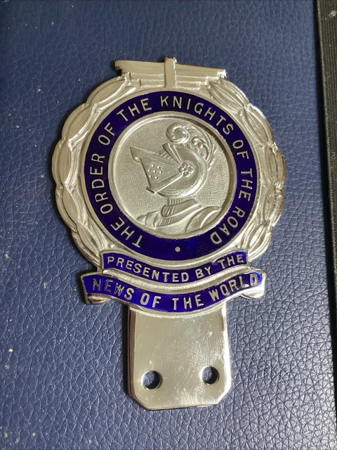 AA ORDER OF The Knights Of the Road Car Badge + Original Box . News Of ...