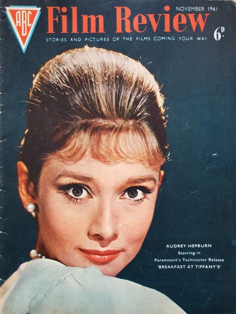 ABC FILM REVIEW Nov 1961 - Audrey Hepburn, Breakfast At Tiffanys, Gorgo ...