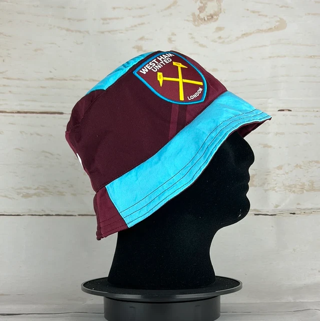 WEST HAM 2017/2018 Upcycled Home Shirt Bucket Hat £39.99 - PicClick UK