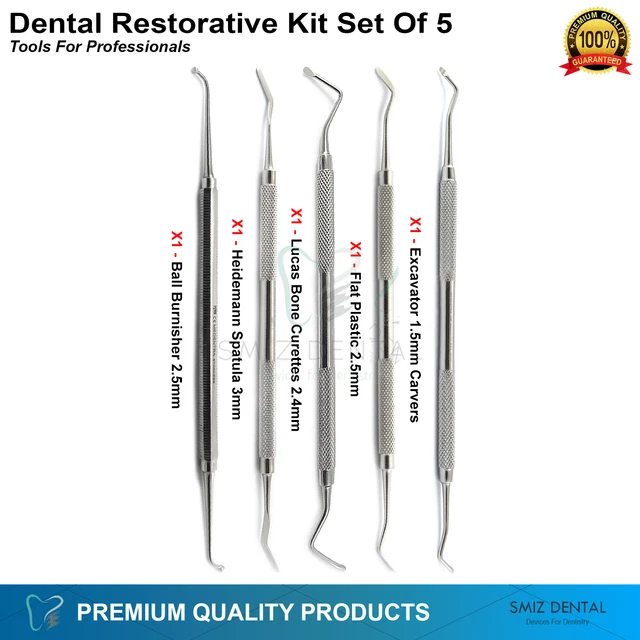 DENTAL COMPOSITE RESTORATIVE Kit Set Of 5 Restoration Dentistry Lab ...