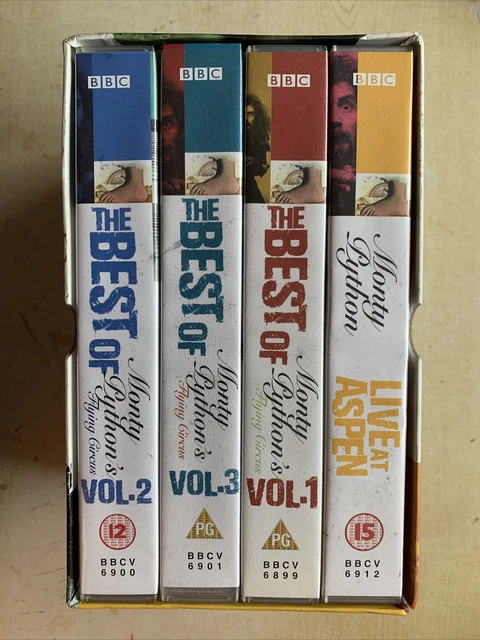 THE BEST OF Monty Python Flying Circus VHS Tape Collection In Holder ...