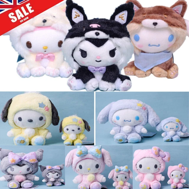 KUROMI MY MELODY Plush Toys Hello Kitty Cinnamoroll Sanrio Stuffed Doll Kid Gift £14.24 ...