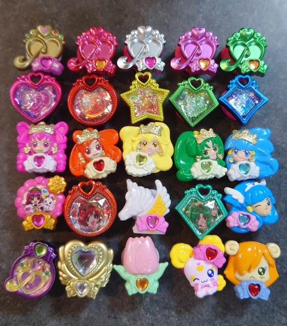 RARE GLITTER FORCE Smile Precure Girls Toy Set Decor Set Pretty Cure ...