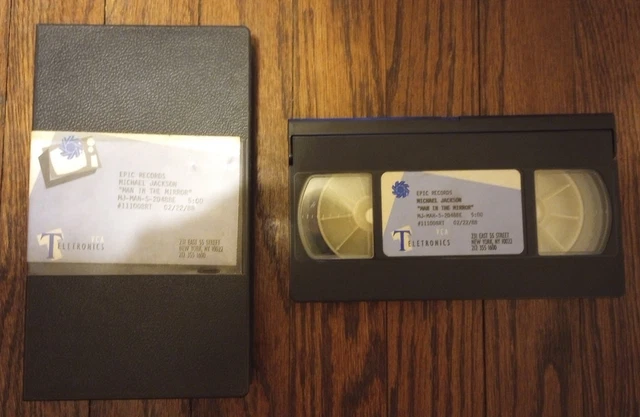 VINTAGE MICHAEL JACKSON VHS Tape "Man in the Mirror" VCA Teletronics £ ...
