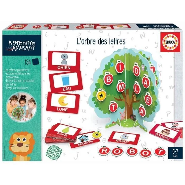 JEU D'APPRENTISSAGE - EDUCA - L'Arbre Des Lettres EUR 38,40 - PicClick FR