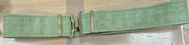 WW2 BRITISH MILITARY Webbing Belt M37 1939-45 Original £3.00 - PicClick UK
