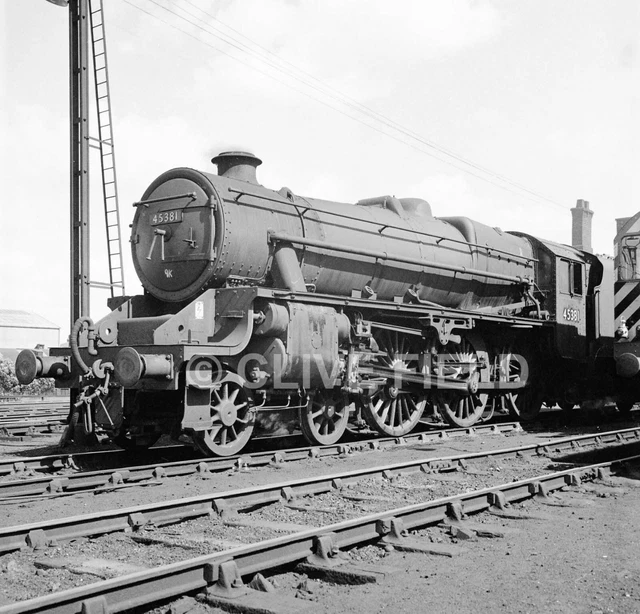 RAILWAY NEGATIVE 6x6 cm LMS 45381 Lostock Hall 1966. £3.75 - PicClick UK
