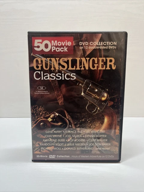 GUNSLINGER CLASSICS 50 Movie MegaPack / DVD Boxset - MAde in USA EUR 15 ...