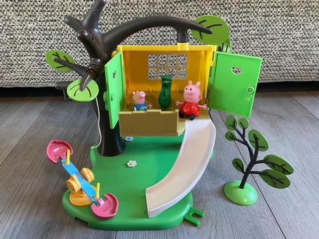 PEPPA PIG PEPPA Pigs tree house playset george and peppa character ...