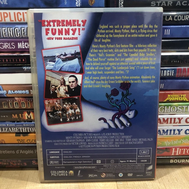 MONTY PYTHON AND Now For Something Completely Different DVD Remastered Comedy PG $7.99 - PicClick CA