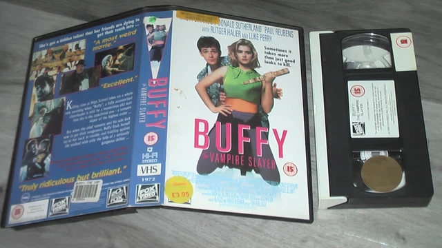 BUFFY THE VAMPIRE Slayer VHS Video Ex Rental Big Box CBS/FOX £5.99 ...
