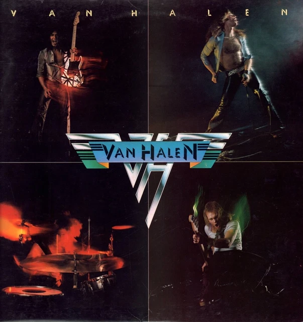 VAN HALEN SELF-TITLED LP vinyl UK Warner Bros. 1978 original trees ...