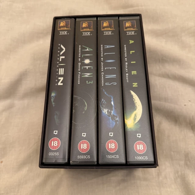 ALIEN SAGA BOX Set The Ultimate VHS Collection 4 Video Tapes £10.00 ...