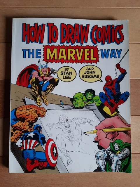 HOW TO DRAW Comics the MARVEL Way by Stan Lee and John Buscema Comic ...