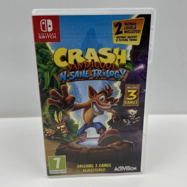 CRASH BANDICOOT N.SANE Trilogy Nintendo Switch EUR 20,92 - PicClick FR