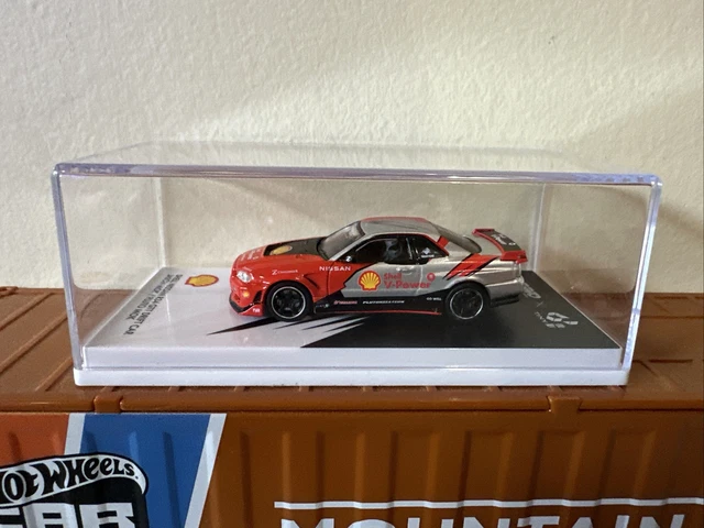 SHELL X INNO64 Nissan Skyline GT-T R34 GTT voiture dérivée 1:64 EUR 31 ...