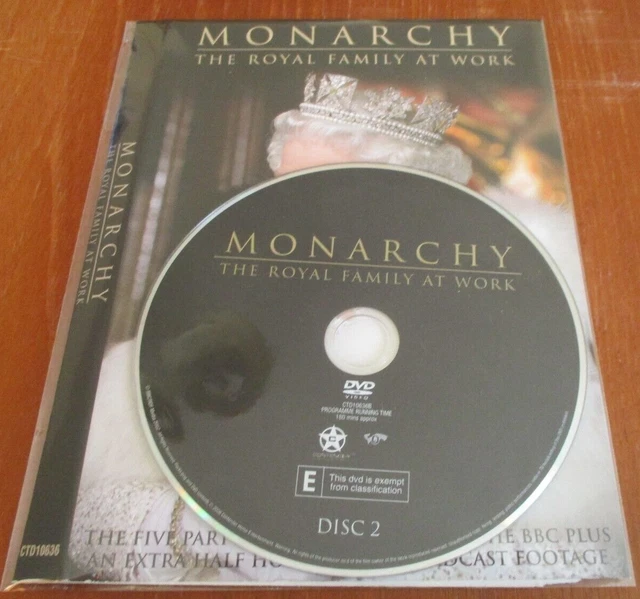 MONARCHY - THE Royal Family at Work (Disc 2 Only) DVD (2008) cert E EUR ...