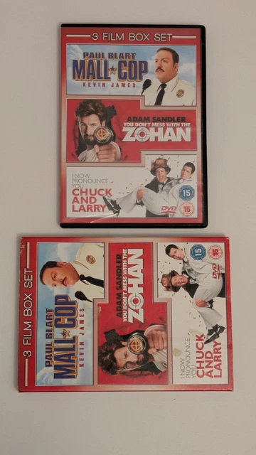 BOX SET 3 dvds mall cop/zohan/and chuck and larry great films £4.36 ...