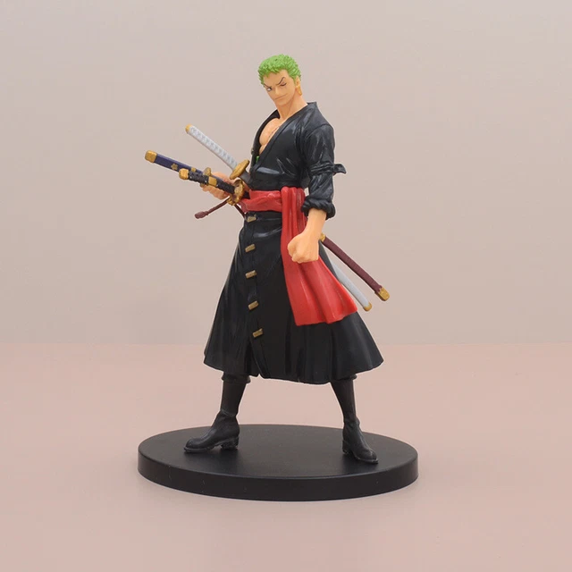 ONE PIECE RORONOA Zoro Action Figure PVC Model Toys Anime Toy Gift 17cm ...