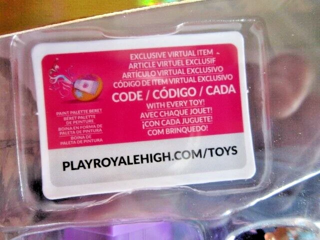 ROYALE HIGH ROBLOX ~ Art Class Playset Doll W/Virtual Code ~ 2024 IN ...