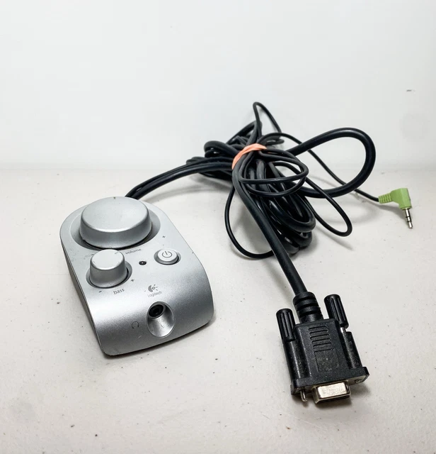 LOGITECH Z-2300 VOLUME Control Controller Pod Wired Remote Replacement ...