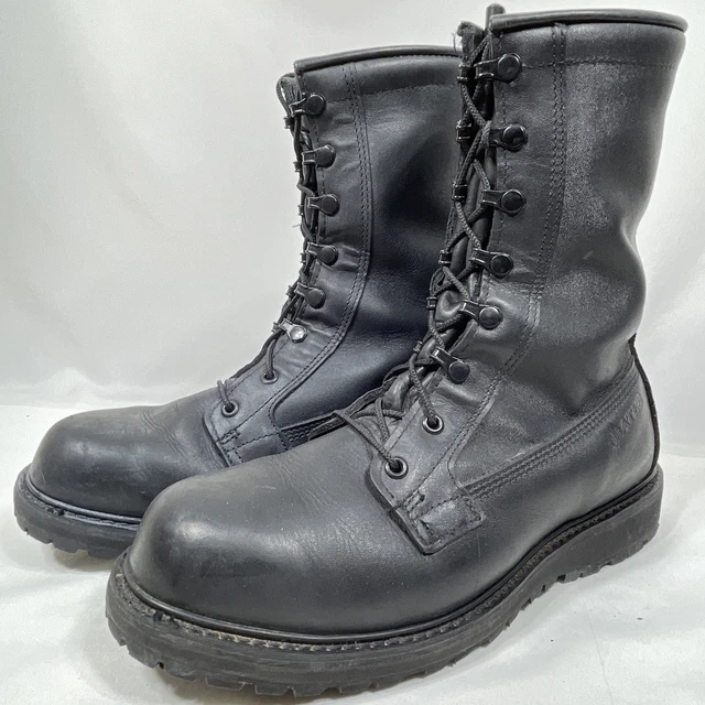 BATES BOOTS 11460 Black Leather Gore-Tex Waterproof Combat Military ...