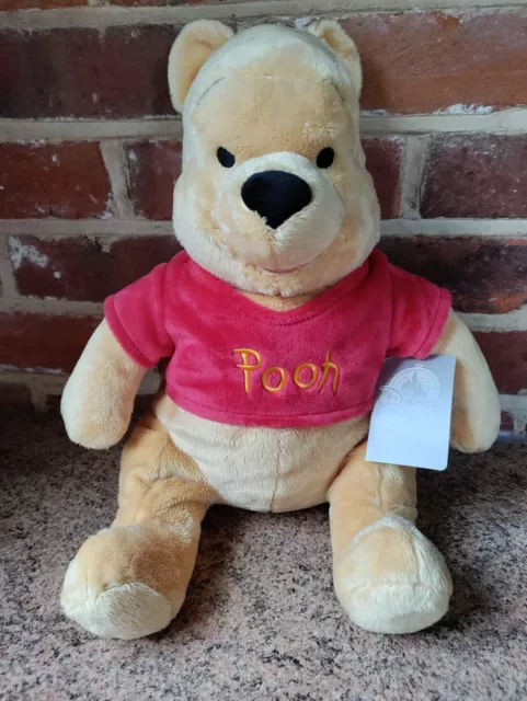 Disney Store Winnie The Pooh Soft Plush Toy 13 Seated With Tags £999 Picclick Uk