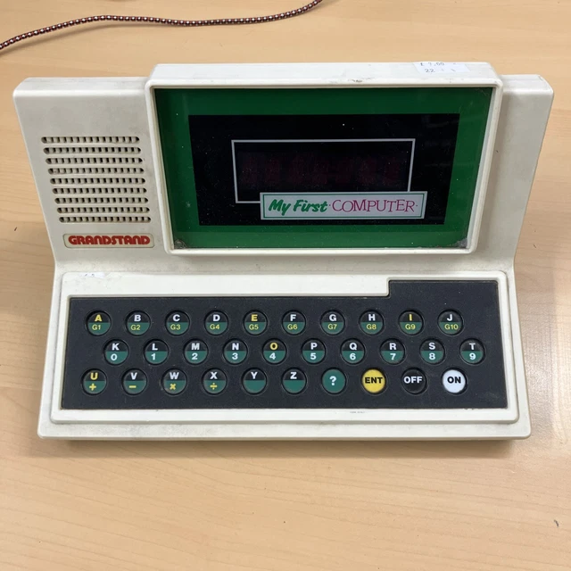 1980S MY FIRST Computer Grandstand IQ Builders Vintage Game Retro Spare ...