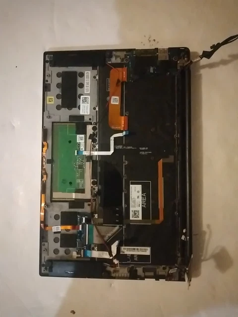 GENUINE DELL XPS 13 9360,9350 9343 Palmrest Touchpad UK Keyboard ...