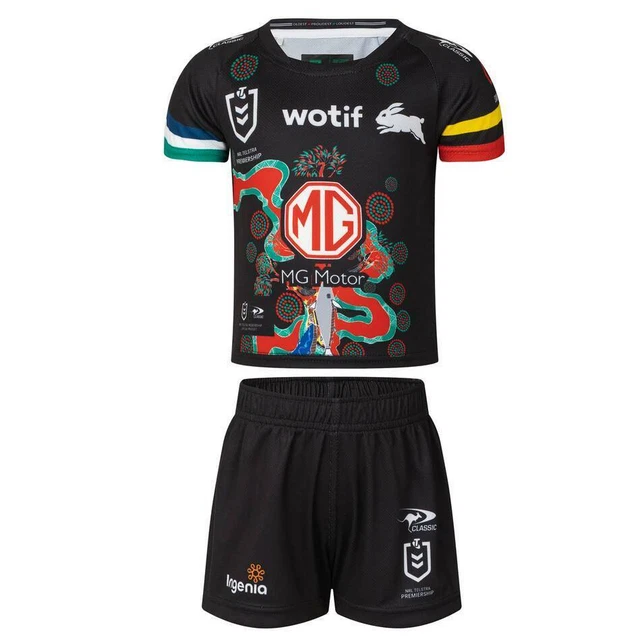 SOUTH SYDNEY RABBITOHS NRL Classic Indigenous Jersey Infant Set Sizes 0 ...