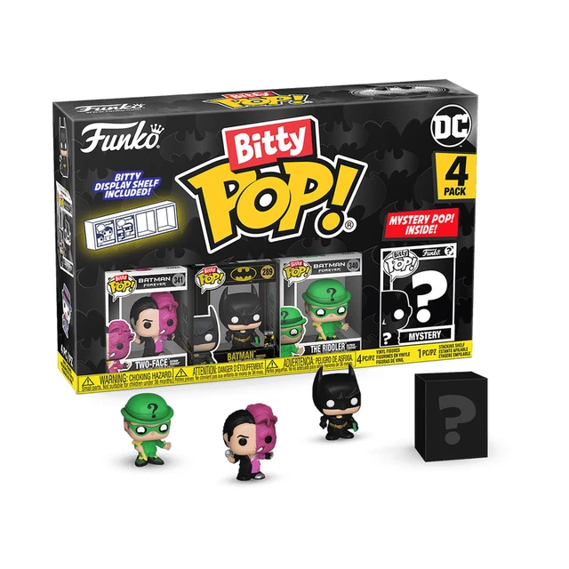 FUNKO BITTY POP! Batman 85th Two-Face 4-pack DC Comics Vinyl Figures ...