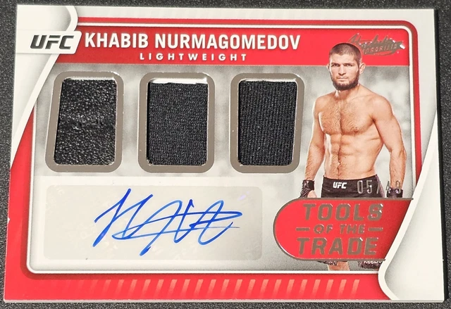 2022 CHRONICLES ABSOLUTE UFC TOTT Khabib Nurmagomedov triple patch ...