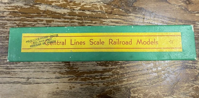 OLD FASHIONED HO Buffet-Observation Coach Central Lines Scale Railroad ...