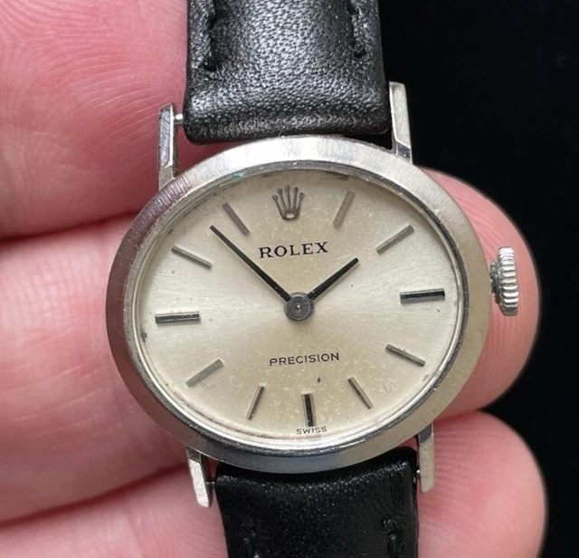 OROLOGIO DA POLSO Donna Rolex Precision Cocktail Vintage circa anni '50 ...