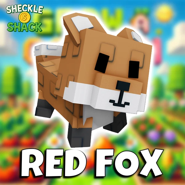 RED FOX 🦊 GROW A GARDEN🪴 🎮ROBLOX (Super Fast Delivery🚀!) $3.30 ...