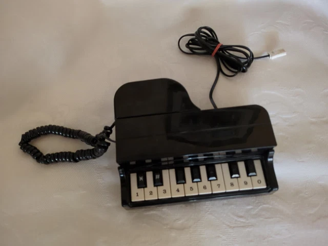 GRAND PIANO PHONE Novelty Landline Corded PN-800 Vintage - Working £20. ...