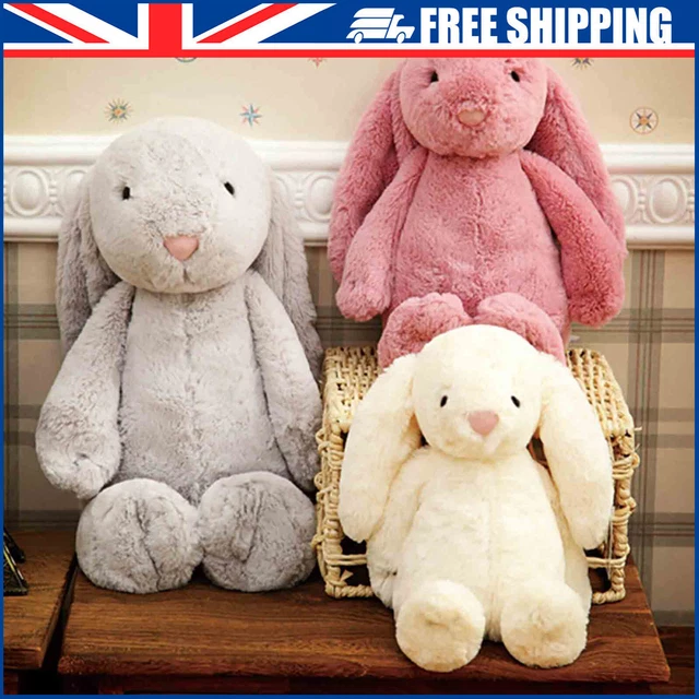 JELLYCAT SMUDGE RABBIT Soft Plush Toy NWT CUTE Giant Stuffed Bunny ...