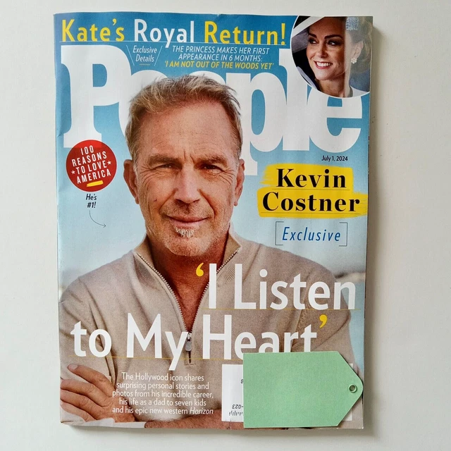 PEOPLE JULY 1 2024 Kevin Costner Princess Kate Jude Law NEW £7.61 ...