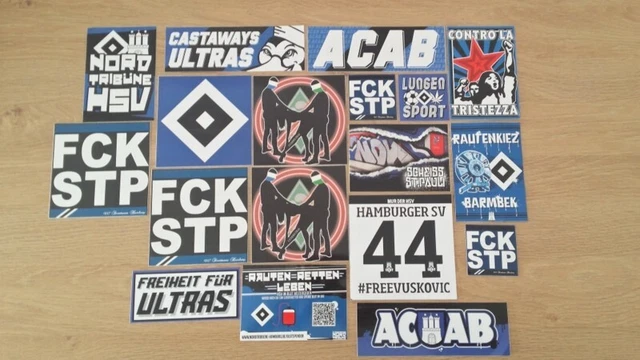 ULTRAS AUFKLEBER STICKER Hamburger SV Mix EUR 3,99 - PicClick DE