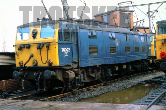 35MM SLIDE BR British Railways Electric Loco Class 76 76022 Reddish ...