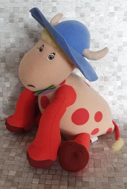 THE MAGIC ROUNDABOUT Singing Talking Ermintrude Cow Soft Plush Toy ...
